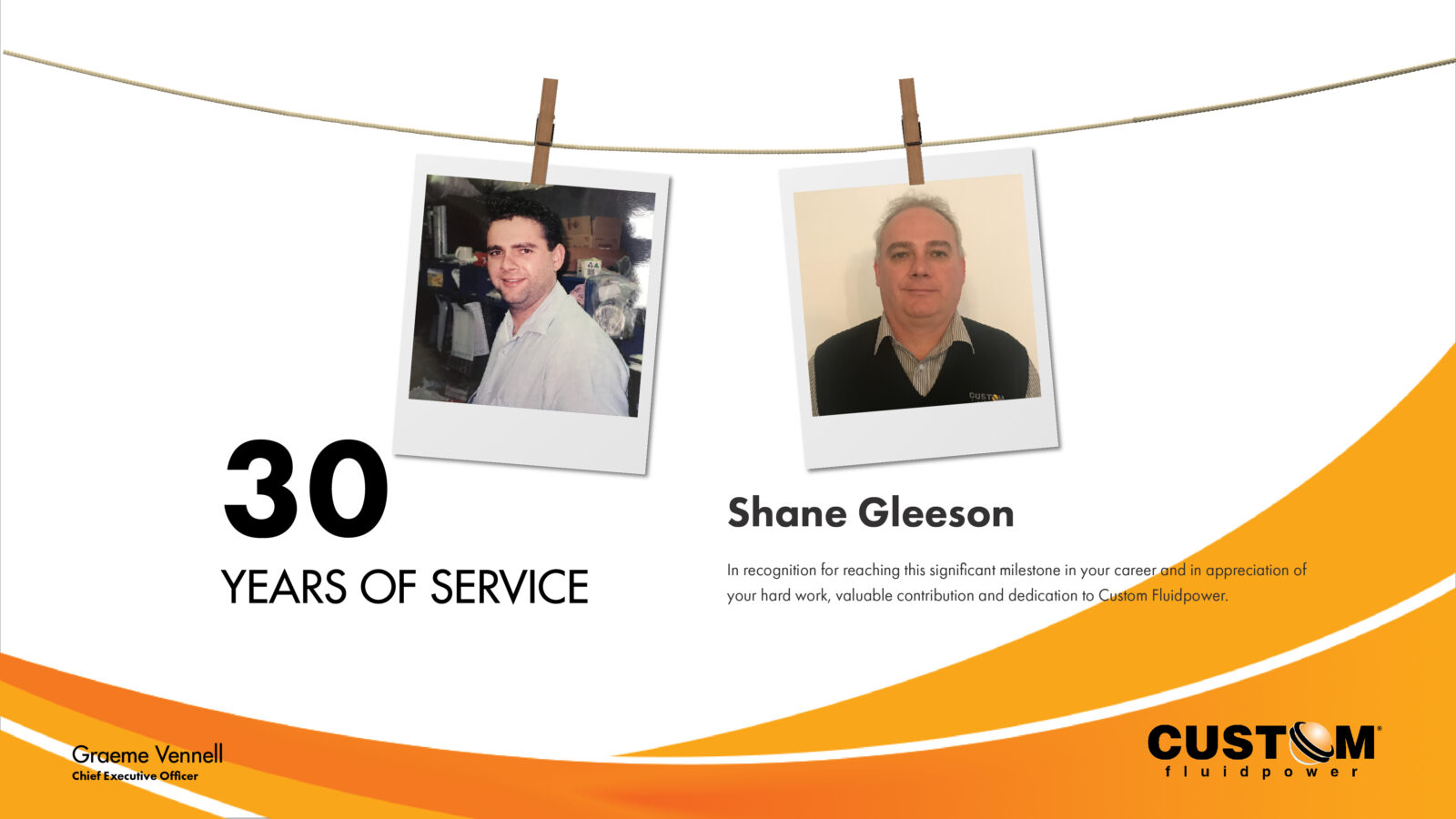 30 years with Shane Gleeson - Custom Fluidpower